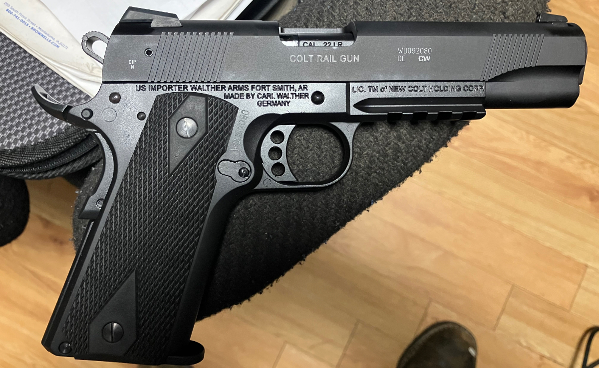 Colt .22 Rail Gun 1911 Brand New .22 Long For Sale at GunAuction.com ...