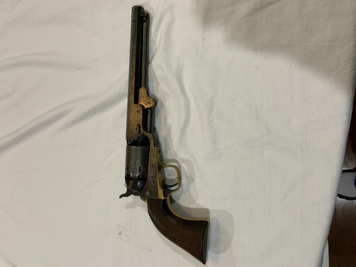 Colt Model 1851 Navy Martially Marked U.S. Navy Single Action Revolver ...