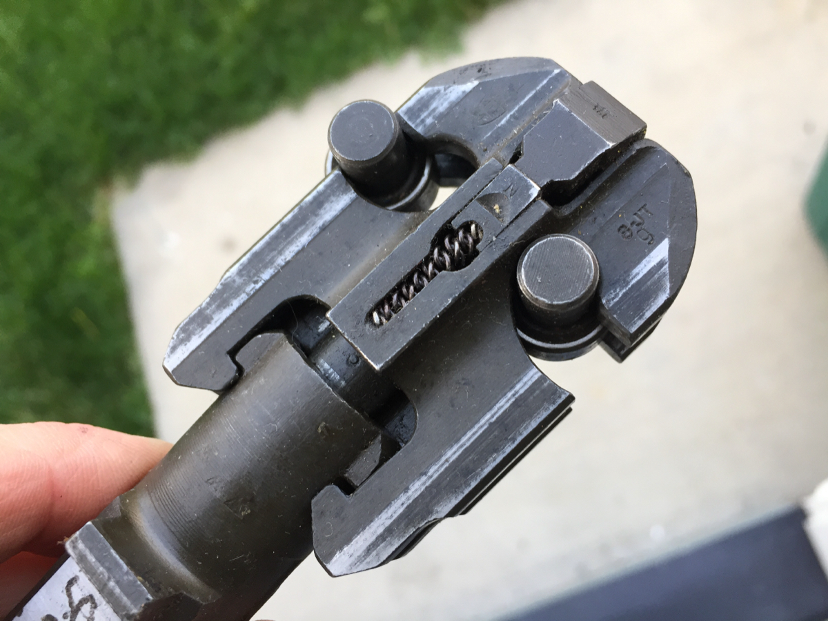 German WW2 dfb MG42 MG-42 Machine gun bolt original 7.92 17186989 ...