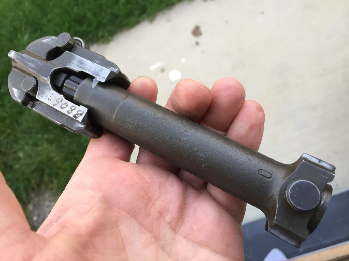 German WW2 dfb MG42 MG-42 Machine gun bolt original 7.92 17186989 ...