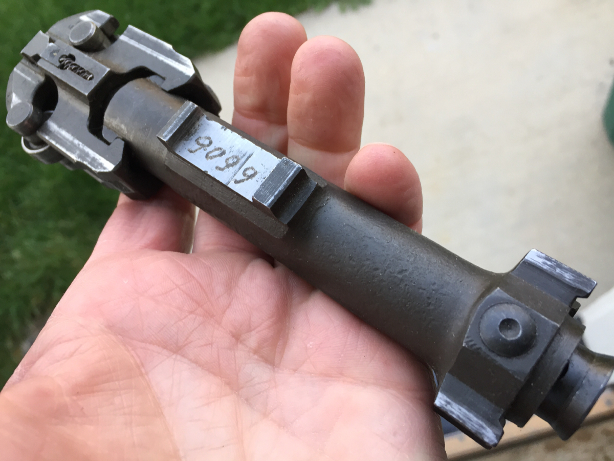 German WW2 dfb MG42 MG-42 Machine gun bolt original 7.92 17186989 ...