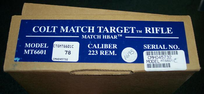 Colt Colt Match Target H-Bar .223