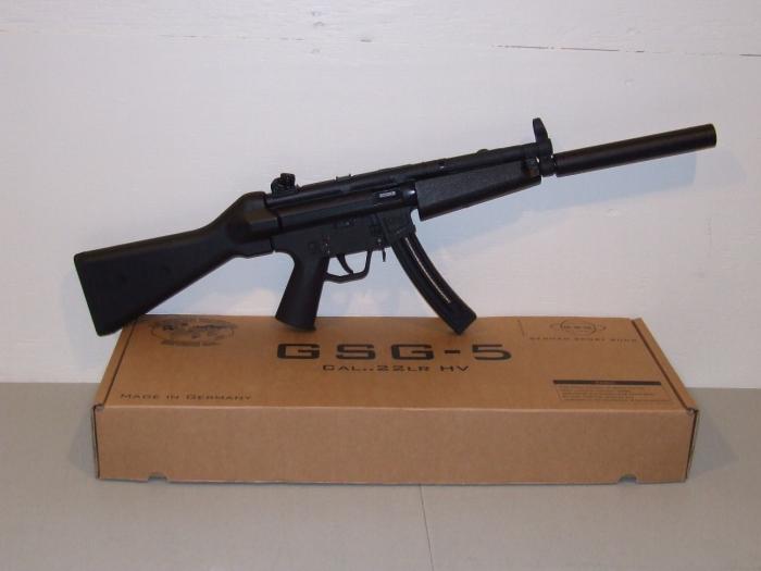 Ati Gsg Mp5 Rifle .22lr Sport Carbine 3 Mags For Sale at GunAuction.com ...