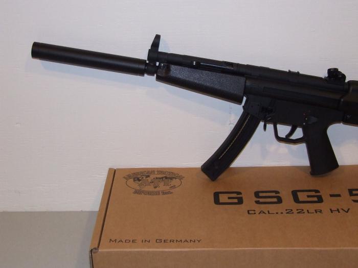 Ati Gsg Mp5 Rifle .22lr Sport Carbine 3 Mags For Sale at GunAuction.com ...