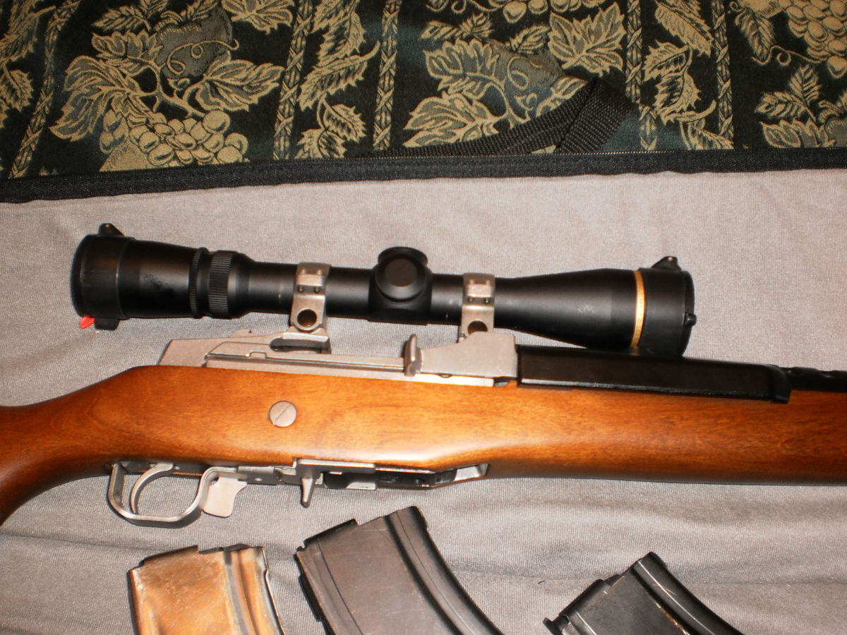 Ruger Mini Thirty Ss W/Scope 1-5 2-20 1-30 Rd Mags Super Clean Hardly ...