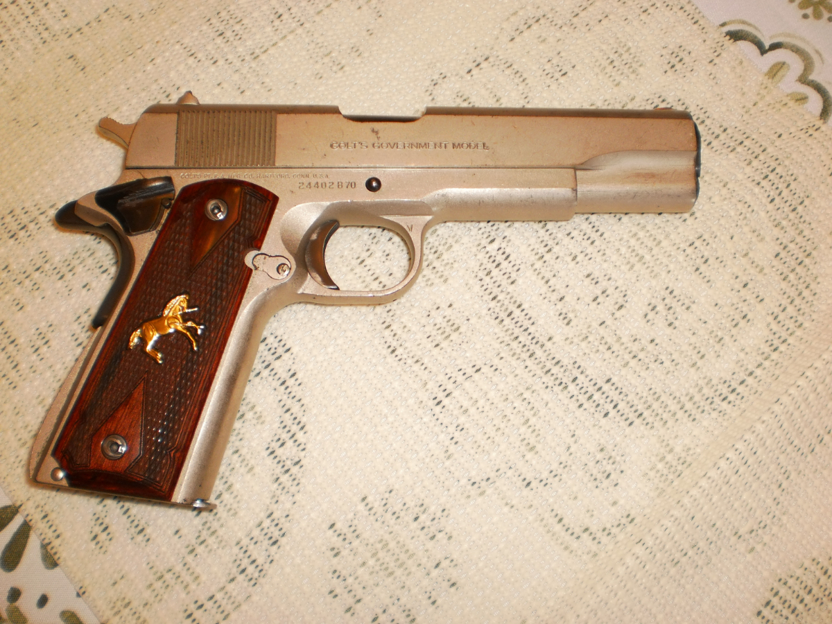 Colt 1911 Gvt Mod Mk Iv Series 70 Reduced .45 Acp For Sale at ...