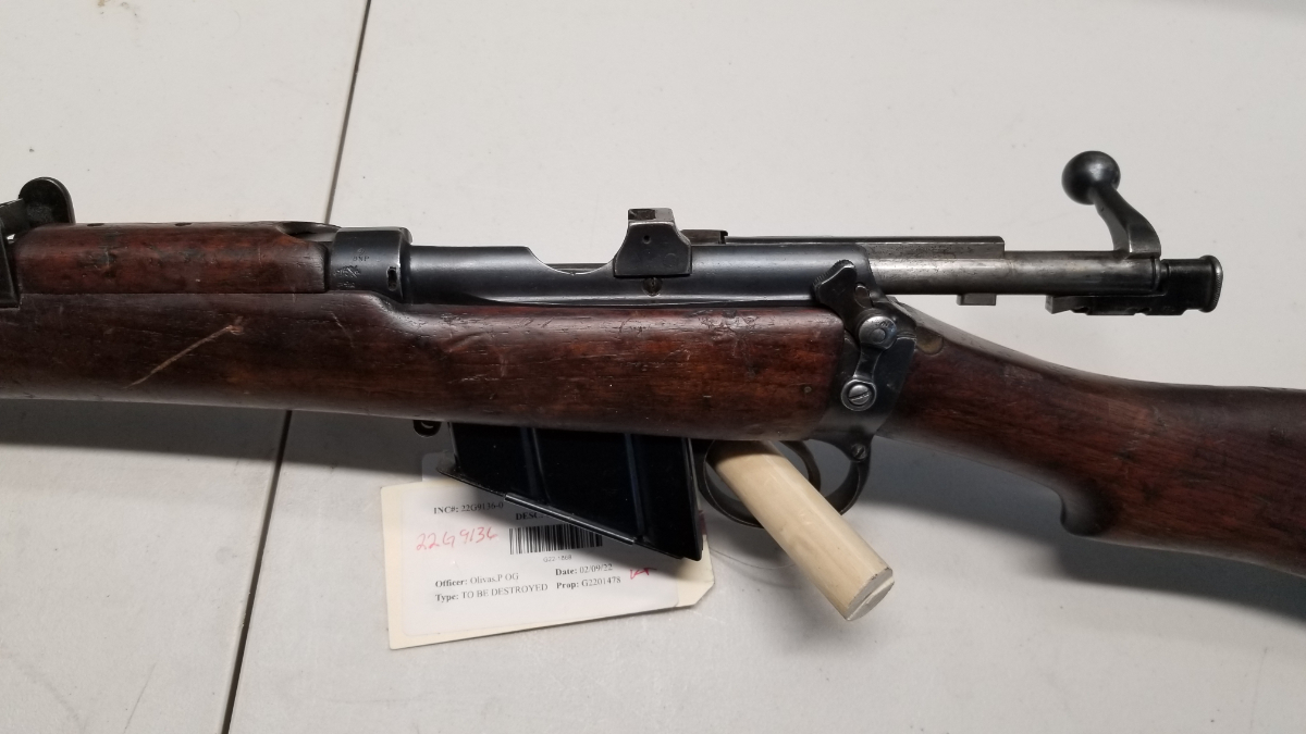 Enfield 1917 Shtle Model Mark Iii-Police Seizure-As Is .303 British For ...