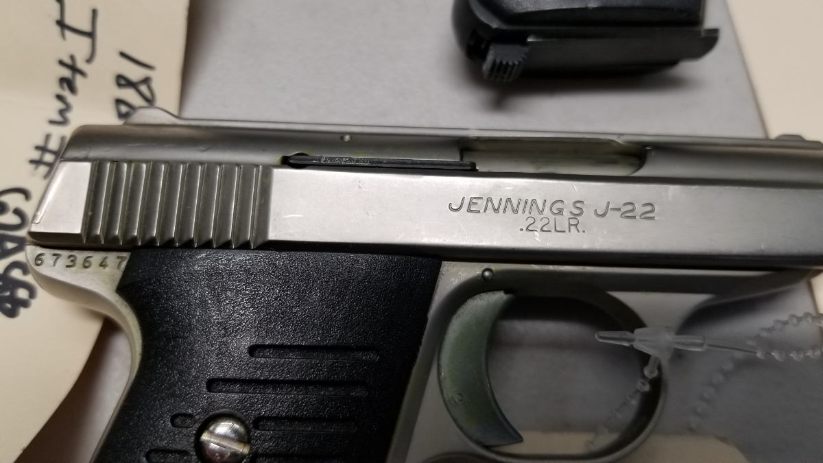 Jennings/Jimenez Three Gun-Police Seizure-As Is-W/Mags .22 Lr For Sale at GunAuction.com - 17264507