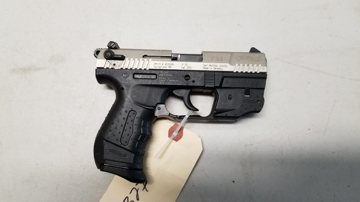 Walther Model P22-Police Seizure-As Is-W/Mag & Laser .22 Lr For Sale at ...