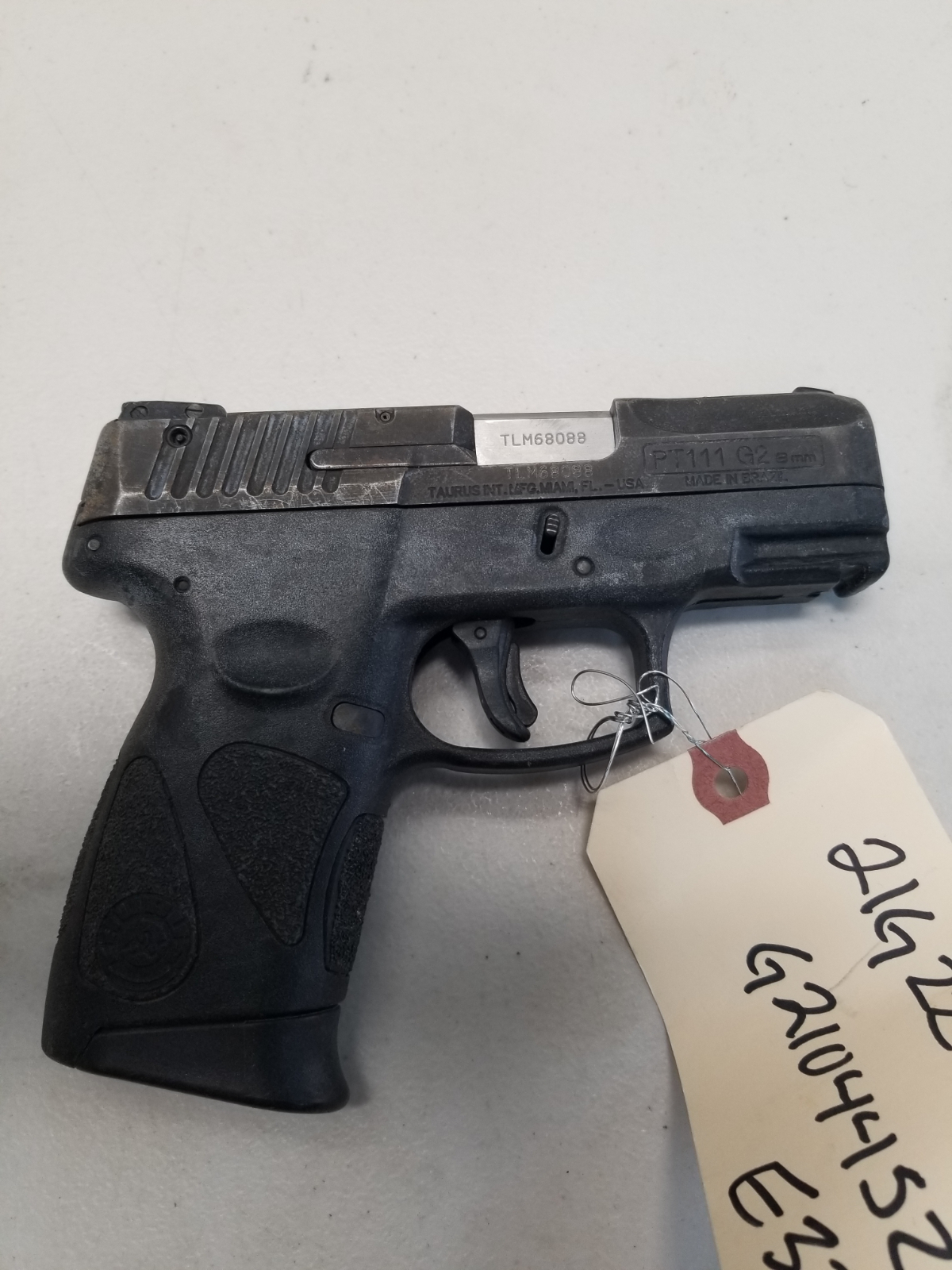 Taurus Model PT111 G2-Police Seizure-w/Mag-As Is 9mm Luger 17271663 ...