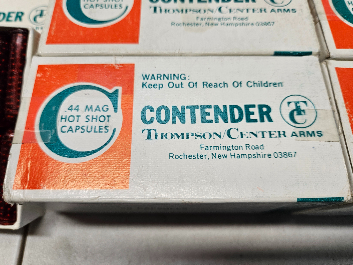 Thompson Center Arms Contender .44 Mag Hot Shot Capsules .44 Mag. For ...