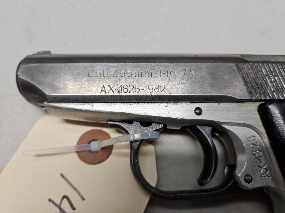 Carpati Model 74-Police Seizure-As Is-W/Mag-Parts Or Restoration 7.65mm ...
