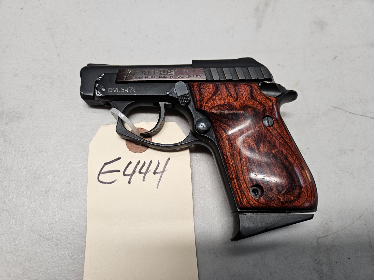 Taurus Pt-25-Police Seizure-As Is-W/Mag .25 Acp For Sale at GunAuction ...