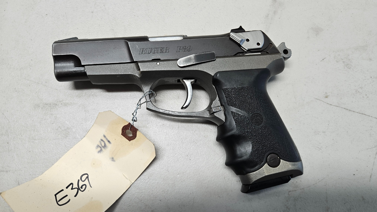 Ruger P89-Police Seizure- As Is-With Mag-Hogue Grip 9mm Luger For Sale ...
