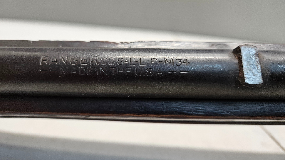 Ranger Model 34-(S-L-LR)-BOLT ACTION SINGLE SHOT-AS IS .22 LR 17327936 ...