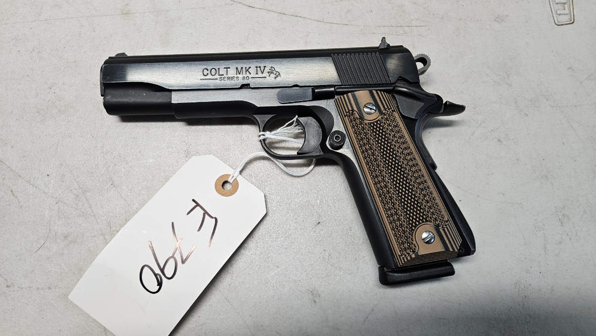Colt MKIV SERIES 80 GOVERNMENT-POLICE SEIZURE-W/MAG-AS IS .45 ACP ...