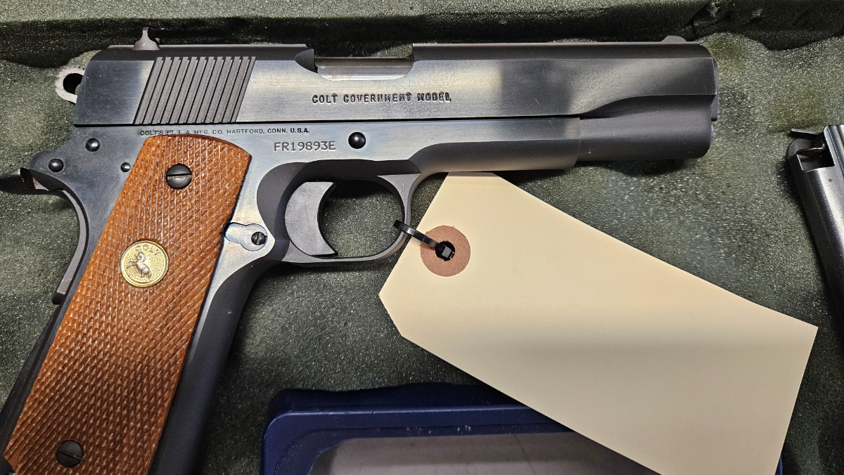 Colt 1911 Mkiv Series 80 Government-Police Seizure-W/2 Mags-As Is-Super ...