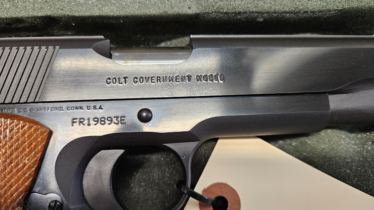 Colt 1911 Mkiv Series 80 Government-Police Seizure-W/2 Mags-As Is-Super ...