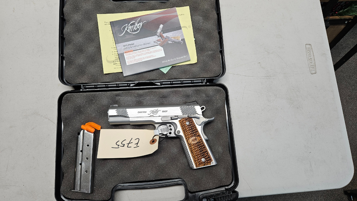 Kimber Stainless Raptor Ii-Police Seizure-W/Mag & Box-Like New 10mm For ...