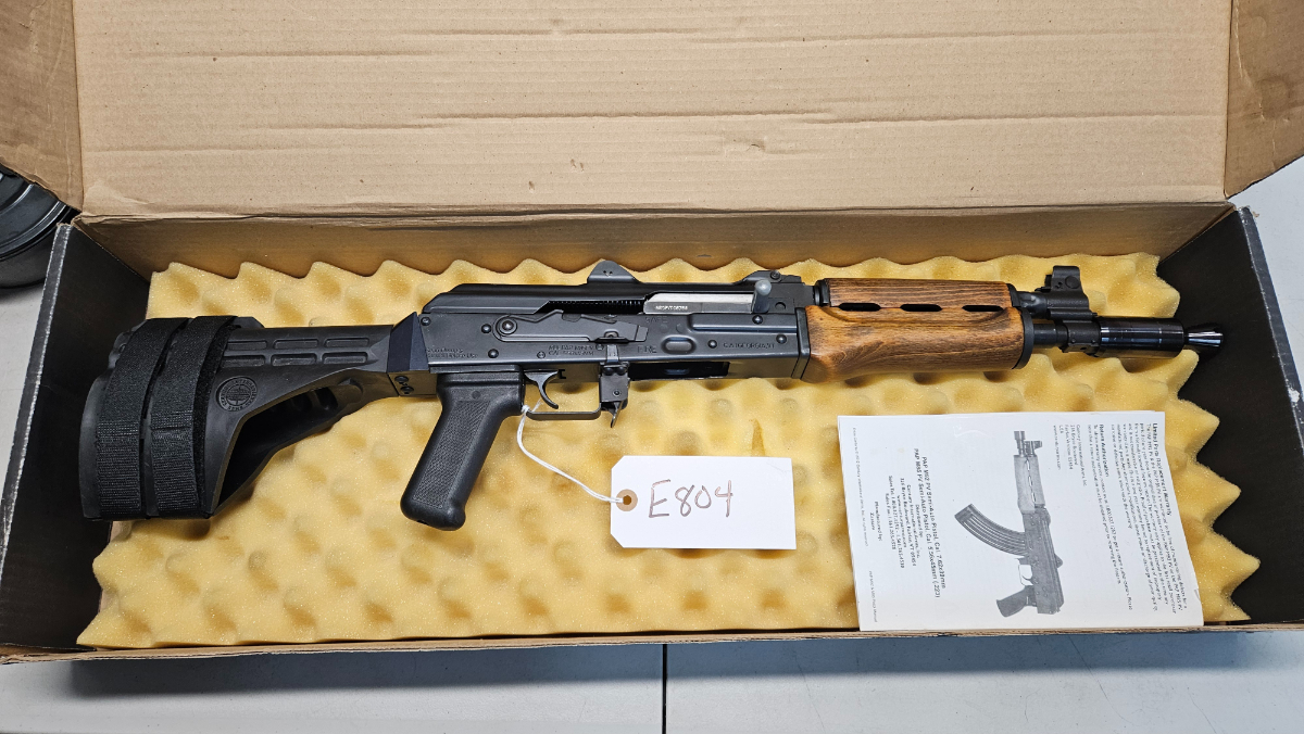 Century Arms Model Pap M85pv-Police Seizure- W/ Drum Mag-As Is-Nice 5 ...