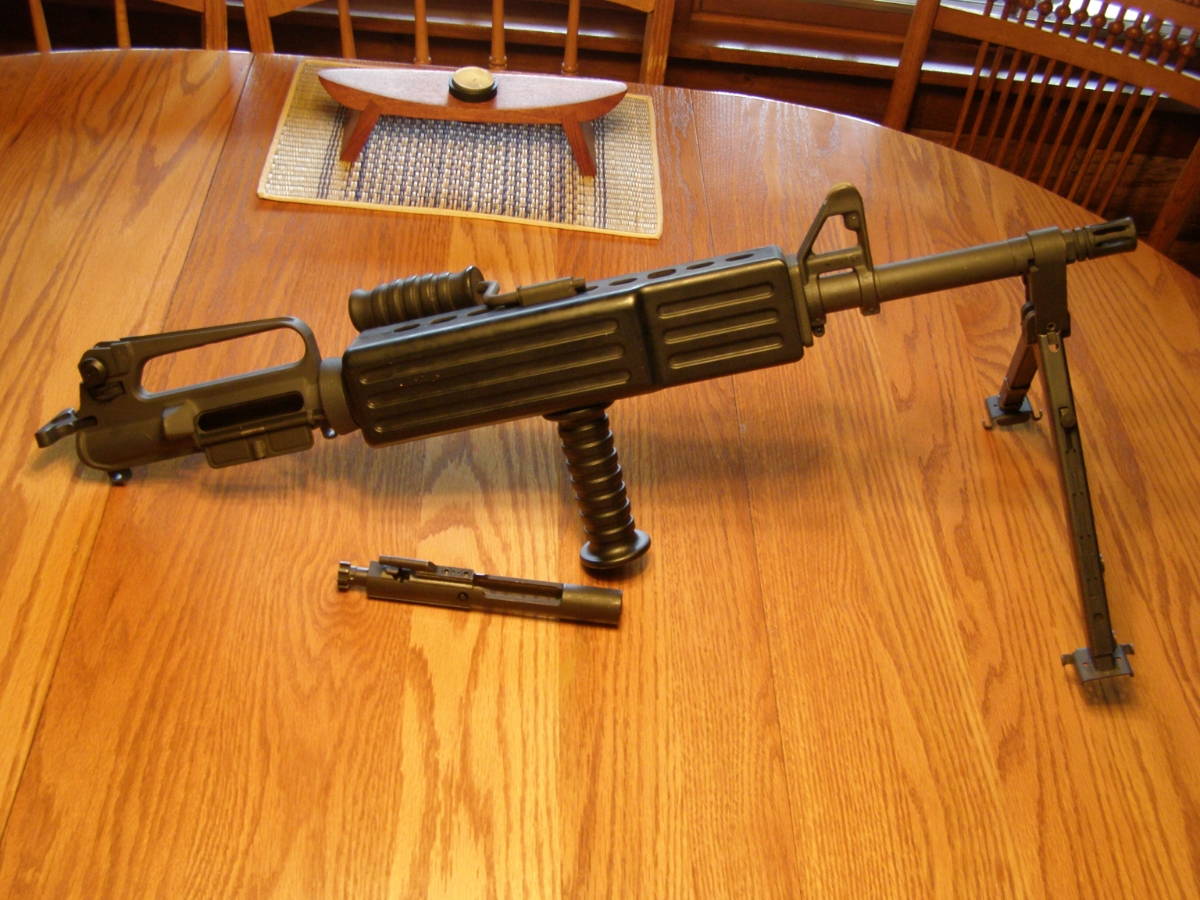 Colt Ar15 Light Machine Gun Upper, Model Ro750 Kit, Bolt, Bolt Carrier ...