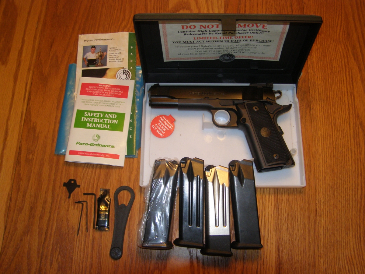 Para Ordnance P1640. Nic, Signature, 3-16rd Factory Mags, 1-10rd ...