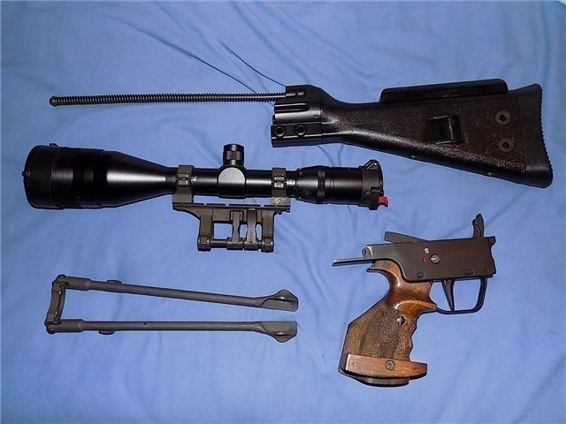 Hk 91 Sniper Set Up, Scope, Stock, Grip, Bipod For Sale at GunAuction ...