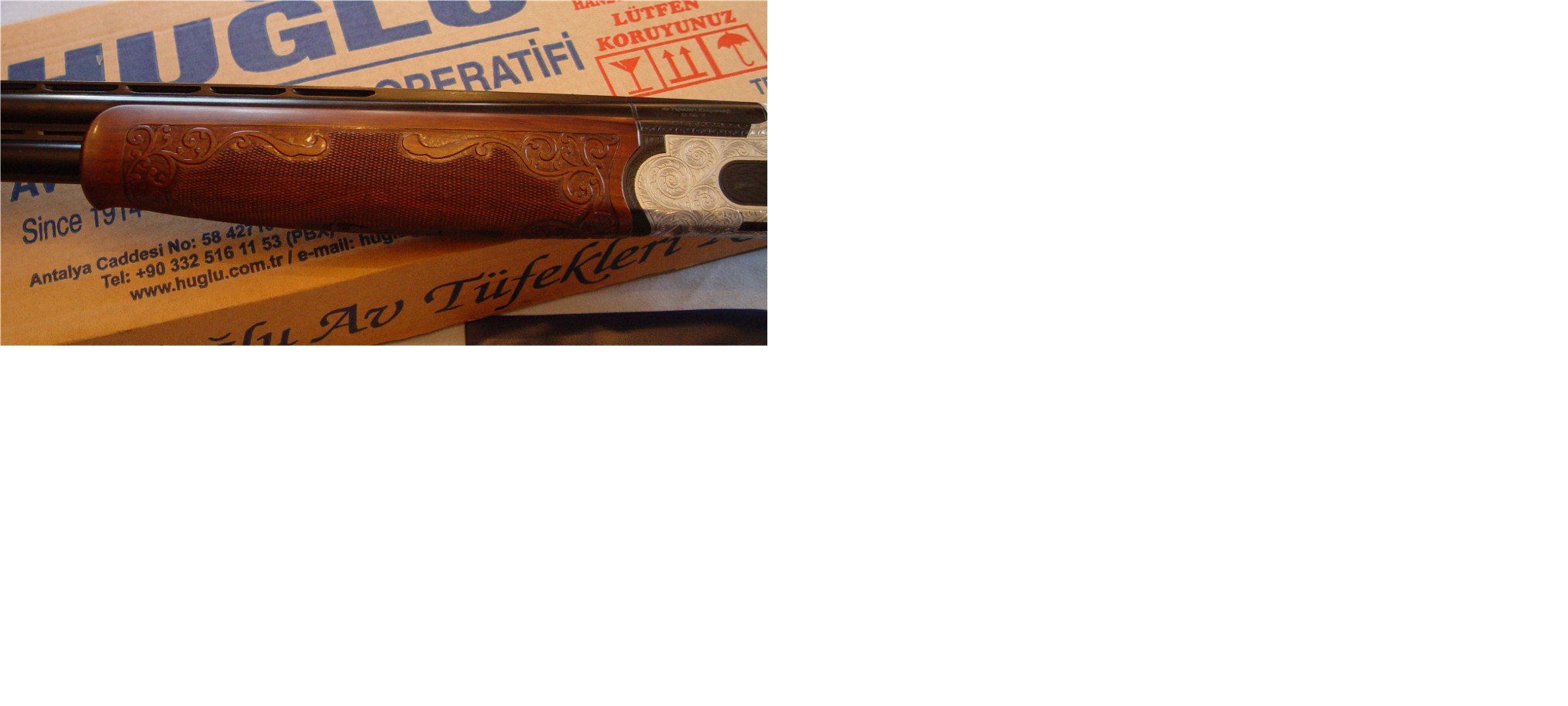 Huglu Hand Engraved Shotgun Model 103f For Sale at GunAuction.com - 5603541