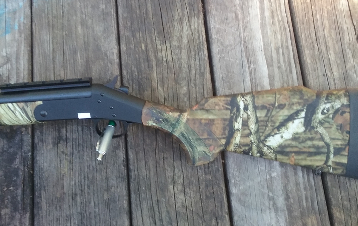 Harrington & Richardson Sb-2 Nef Handi Rifle 44 Magnum Camo Stock New ...