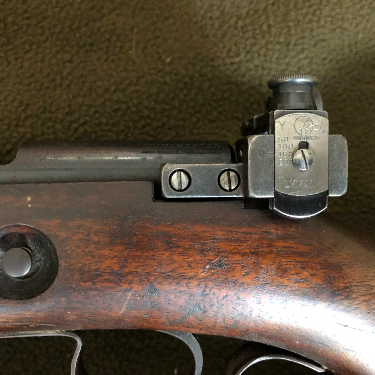 Winchester VINTAGE MODEL 75 TARGET RIFLE .22 TARGET RIFLE C S MARK ON ...