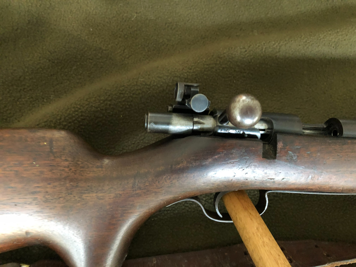 Winchester VINTAGE MODEL 75 TARGET RIFLE .22 TARGET RIFLE C S MARK ON ...