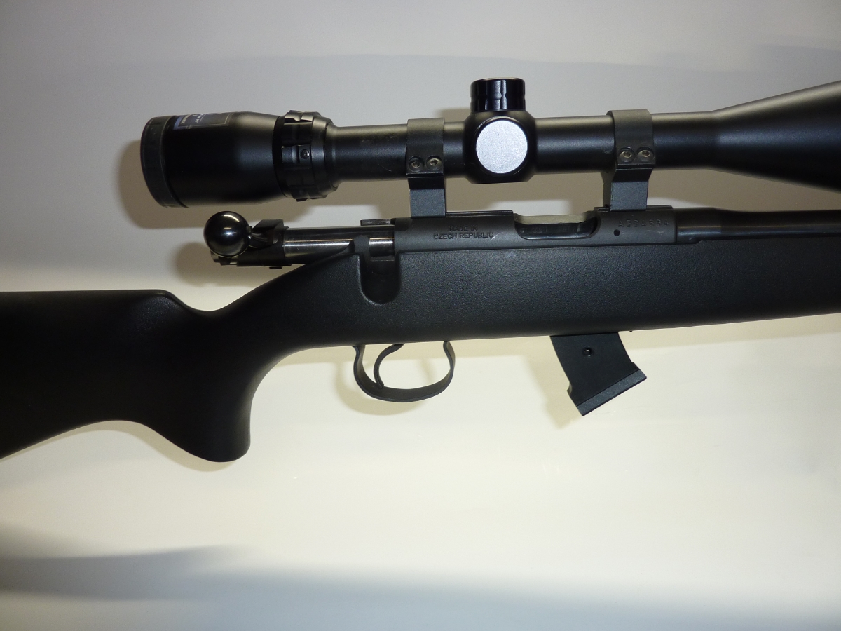 Cz Rifle, Target, Bolt Action, .22lr With 6x18-50 Bushnell Scope And ...