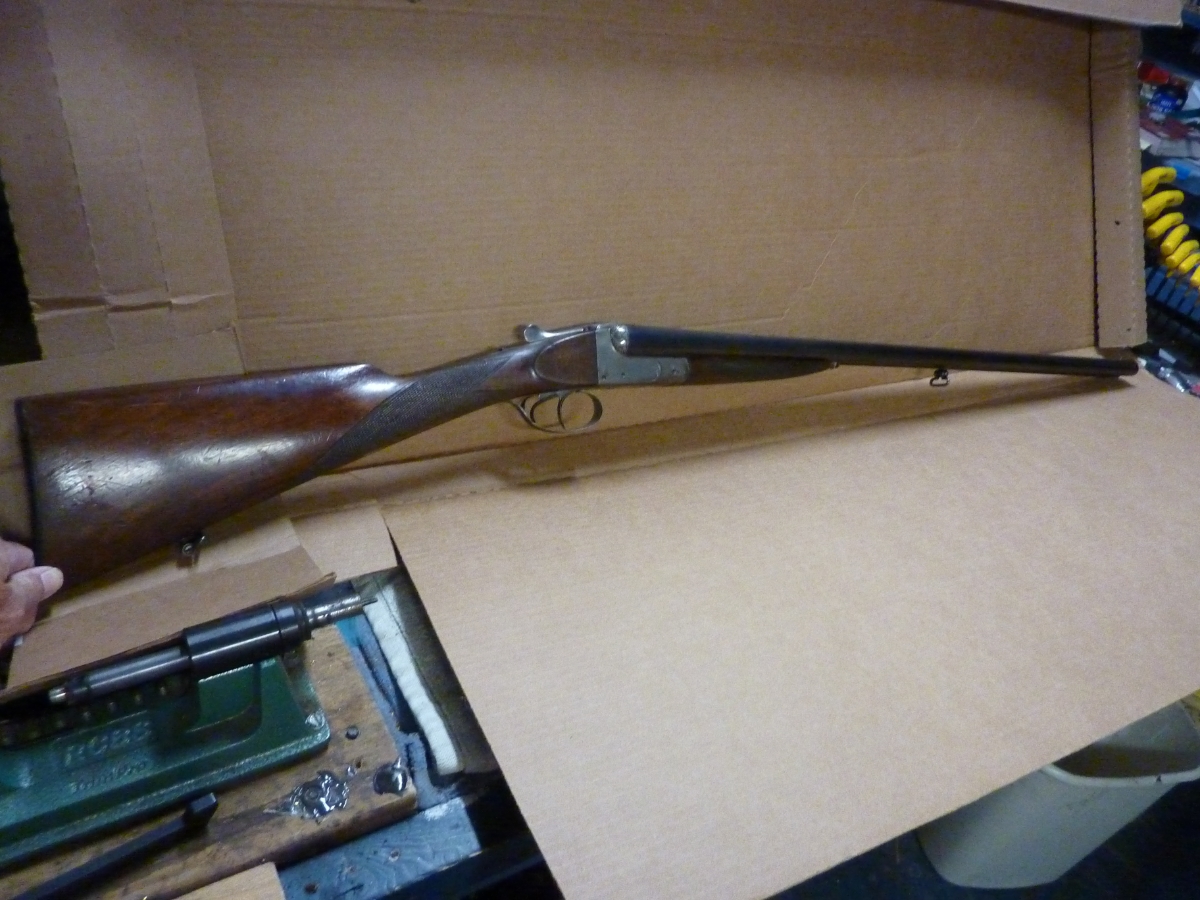 Acier Superieur French Double Shotgun, Helice action, St Etienne Proof ...