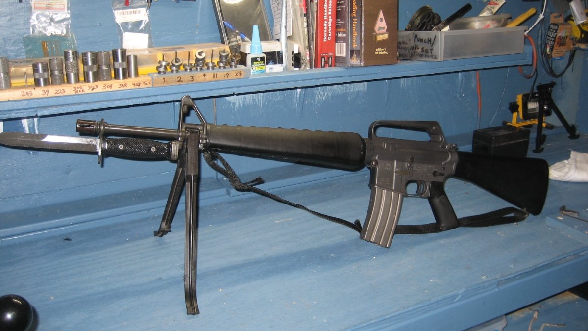 Colt M16/ Sp1, 5.56 Mm Nato, With Sling And Bayonet, Semi Version 5 ...