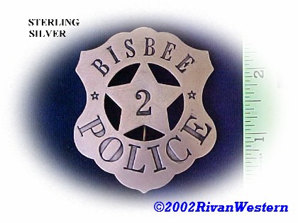 Bisbee Arizona Police Badge #2 For Sale at GunAuction.com - 7173136
