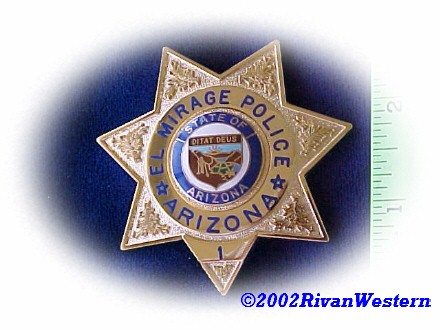 Police EL MIRAGE ARIZONA Badge #1