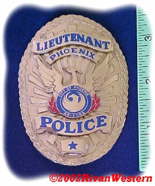Lieutenant Phoenix Police Badge
