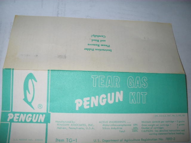 Tear Gas Flare Signal Penguin Gas Kit Launcher For Sale at GunAuction ...