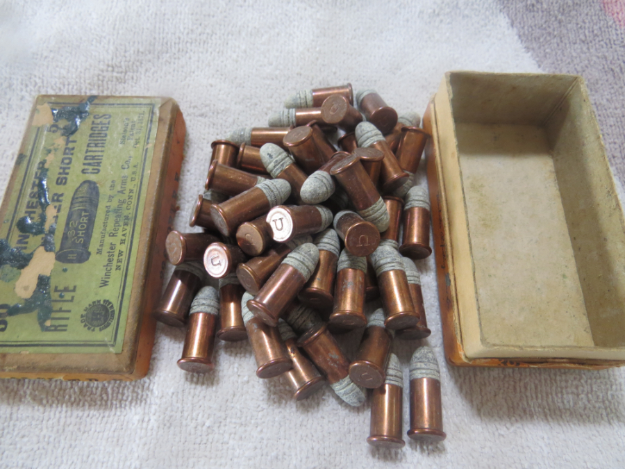 .32 Rimfire Short antique ammo
