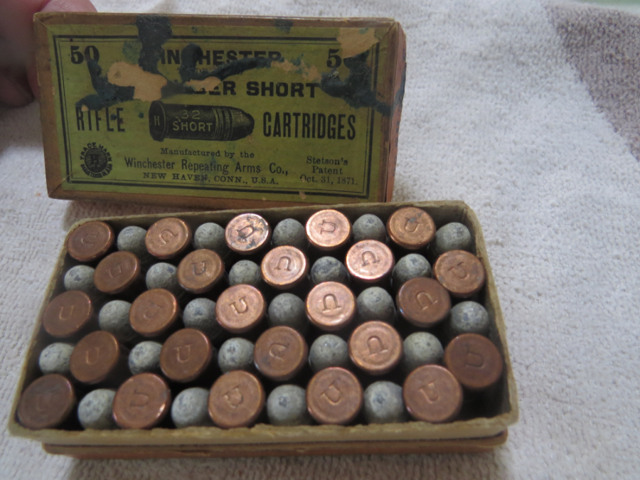 .32 Rimfire Short antique ammo - Picture 2
