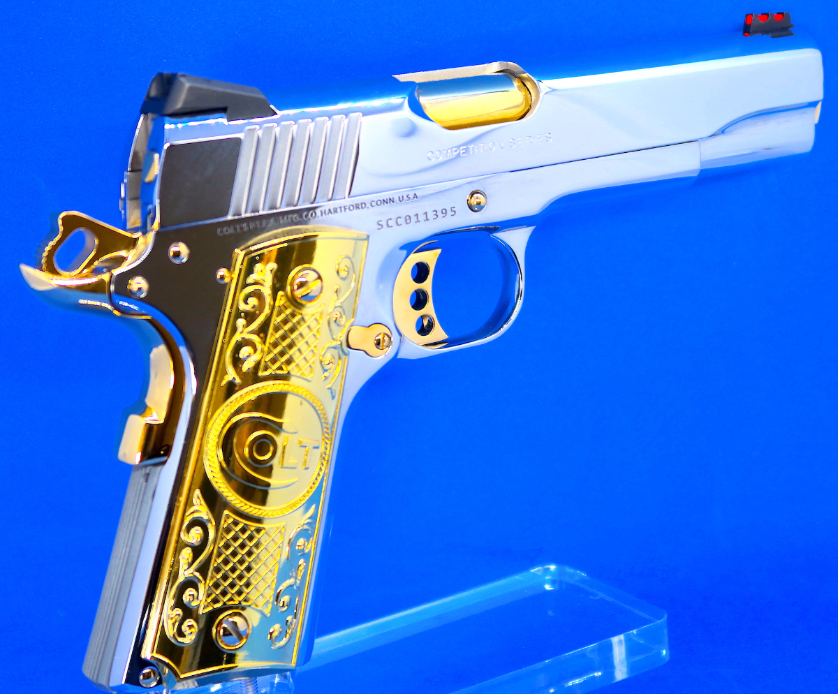 Exclusive Colt 1911 45 Acp Competition, High Polished Stainless Steel ...