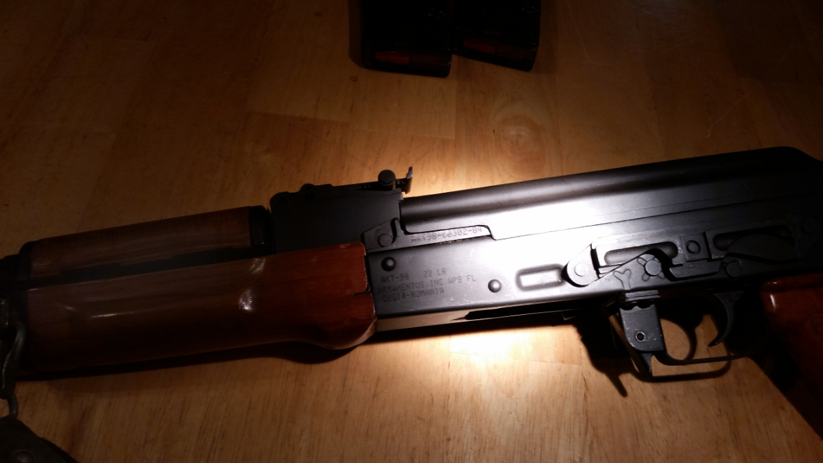 Wasr Romanian Akt-98 Training Rifle 22lr .22 Lr For Sale at GunAuction ...