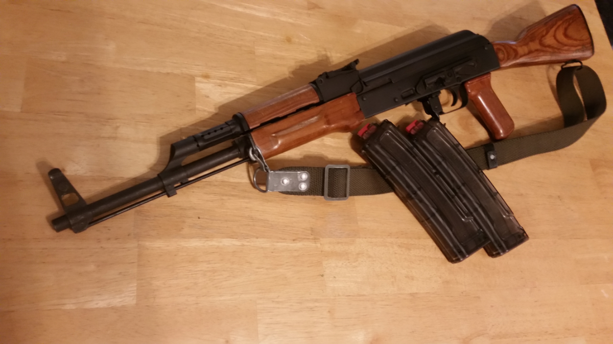 Wasr Romanian Akt-98 Training Rifle 22lr .22 Lr For Sale at GunAuction ...