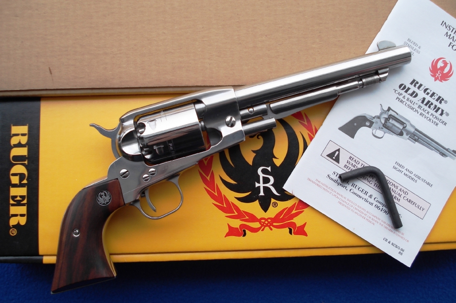 Ruger Old Army .45 Gloss Stainless Fixed Sight 45 For Sale at ...