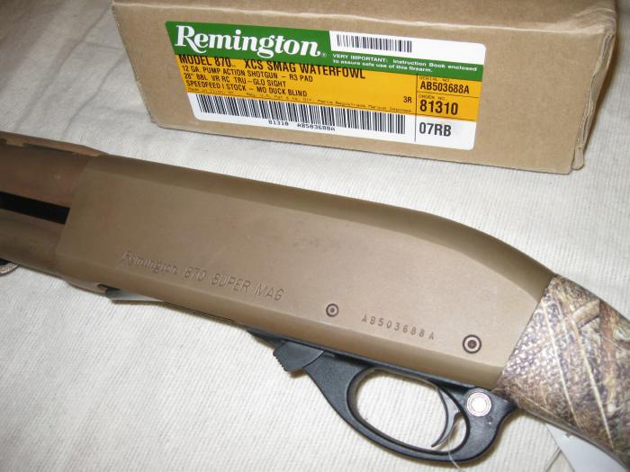 Remington 870 Xcs Super Mag Waterfowl 12ga 3 1/2in For Sale at ...