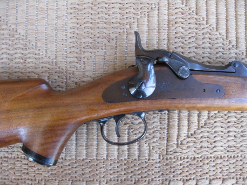 Springfield Custom Sporter Model 1884 Trapdoor 45-70 W/Express Sights ...