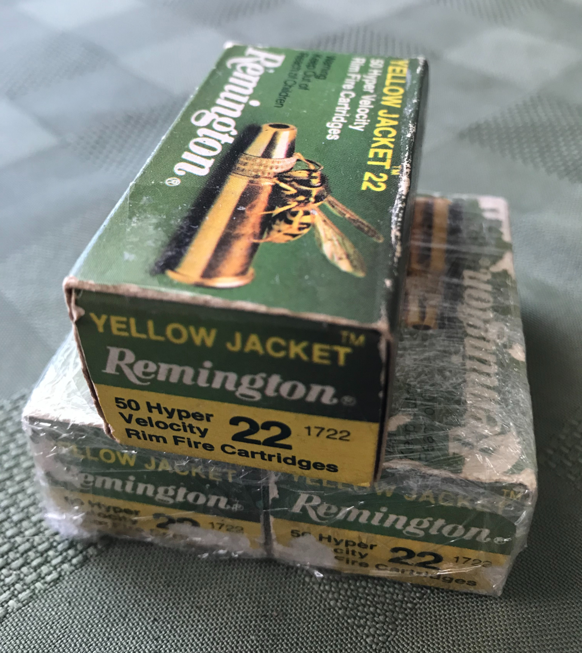 Remington 22 Yellow Jacket Hyper Velocity Jacketed Hollow Point 3 Boxes ...