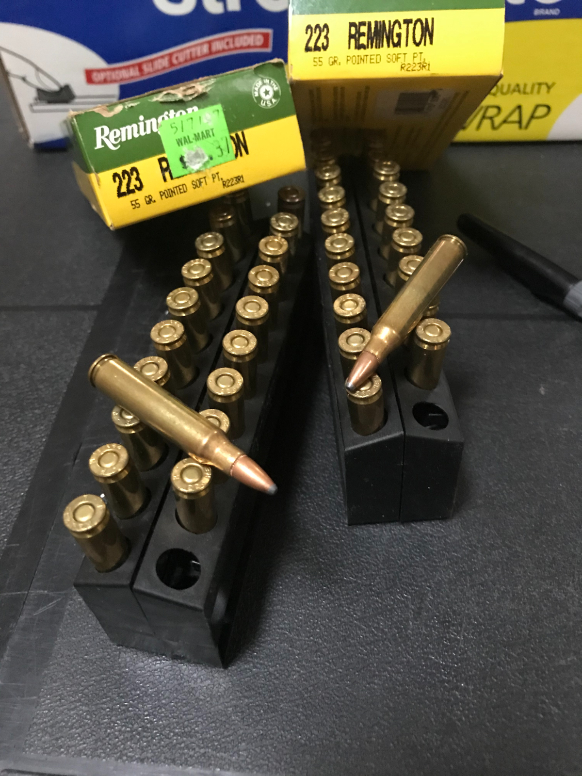 Remington 55 Grain 223 Remington Pointed Soft Point No. 223 2 boxes of 20 (40 Rounds) No. R223R1