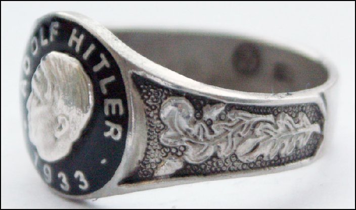 German Adolf Hitler 1933 Ring Sterling Silver For Sale at GunAuction ...