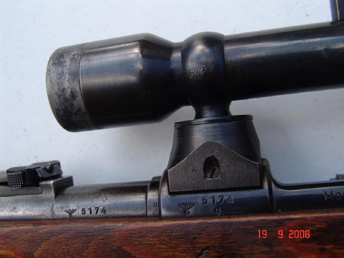 Mauser Oberndorf K98 Ww2 German Mauser Waa 655 Sniper High Turret For